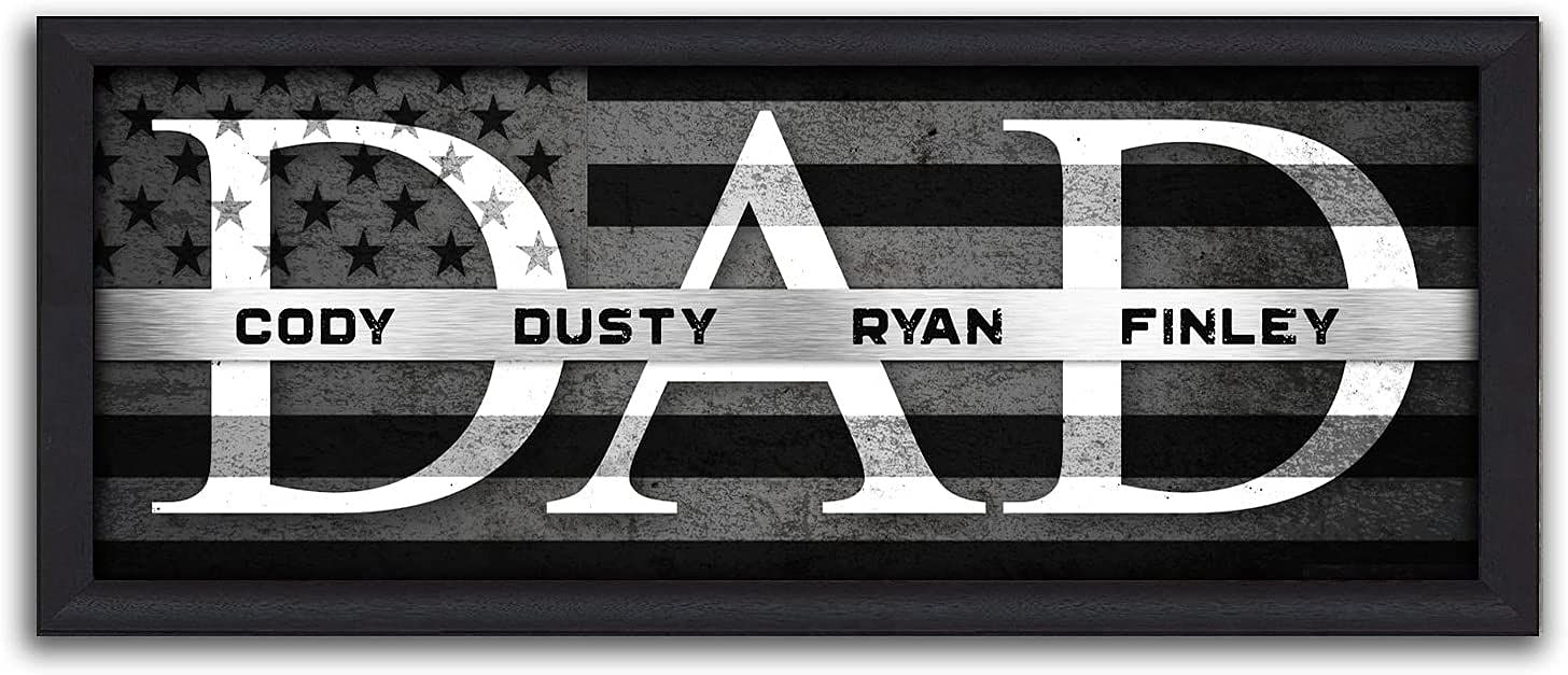 Scott Kennedy Personalized DAD Corrections Officer Thin Gray Line ...